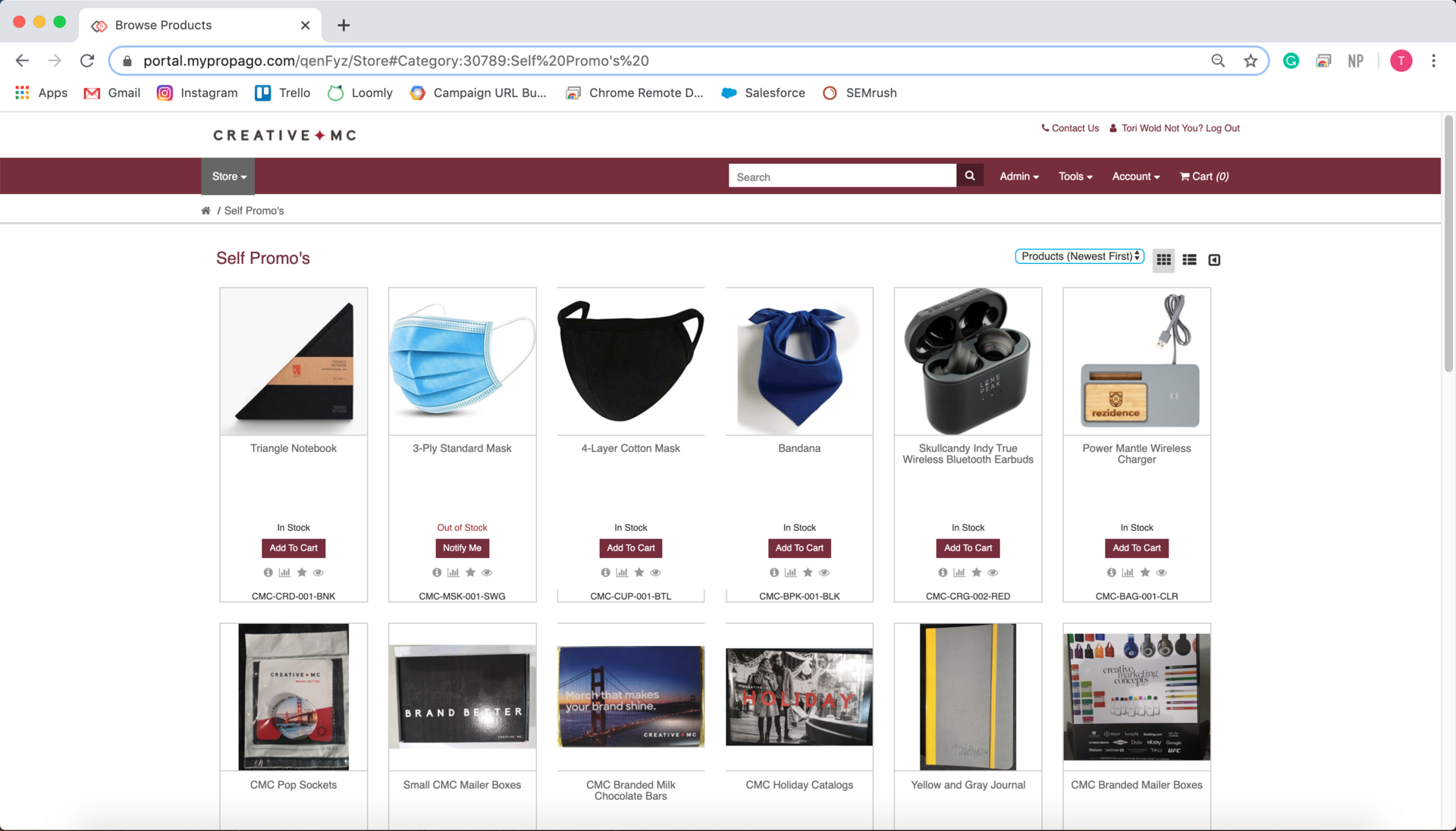 Virtual Store Platform | Online Company Store | CreativeMC